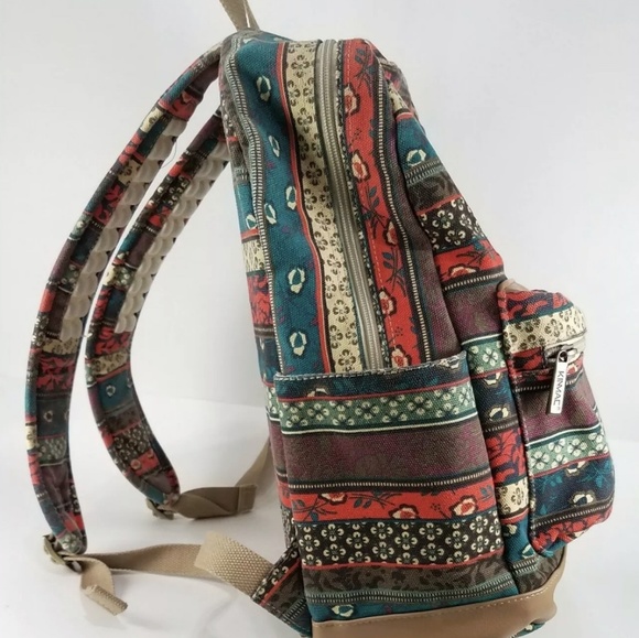 Bags | Kinmac Canvas Bohemian Print Laptop Backpack | Poshmark